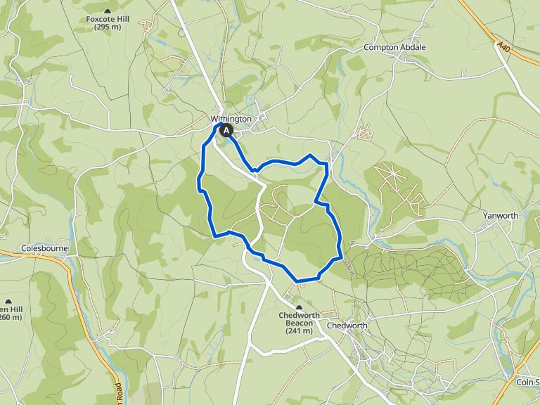 From Old Mill Pub to Chedworth Wood | caminhada | Komoot